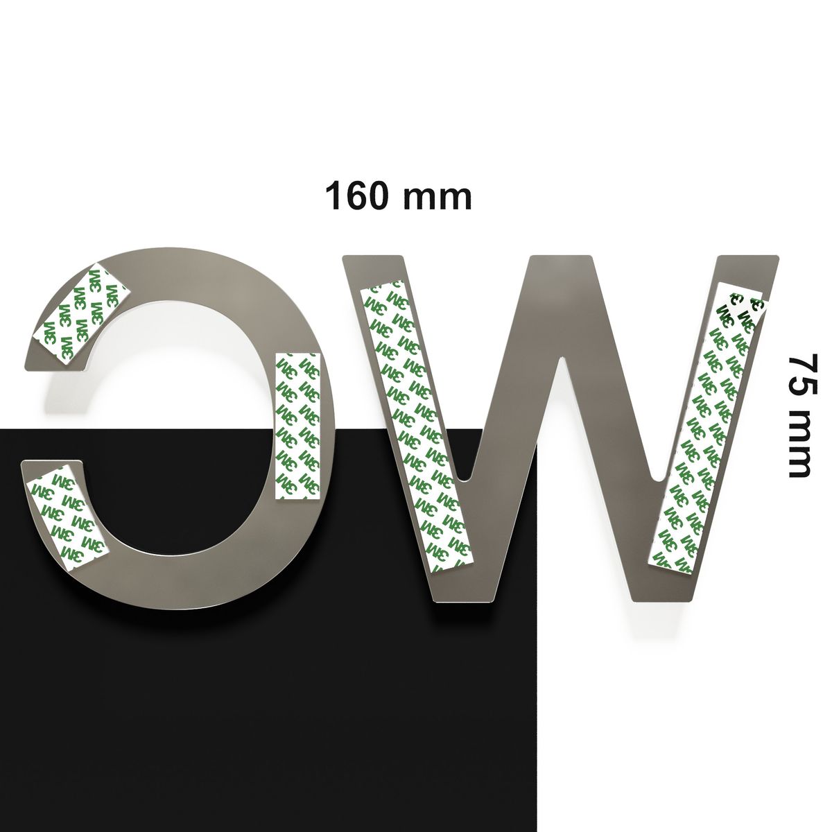 Edelstahl WC-Schild / SW.01.E – INOXSIGN